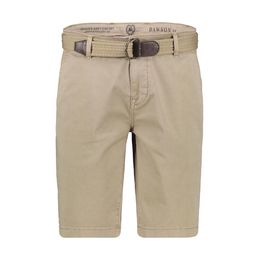 Lerros Chino-Bermuda mit Gürtel ' ' Herren Größe 32 beige