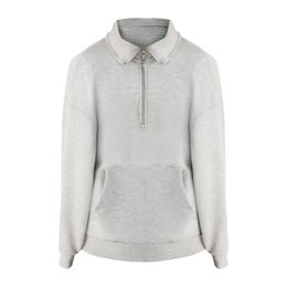 No Matter What Sweatshirt female Grey size S