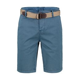 Lerros Chino-Bermuda mit Gürtel, in Großen Größen ' ' Herren Größe 40 blau