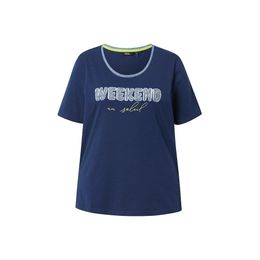 Ulla Popken Shirt female Blue size 62-64
