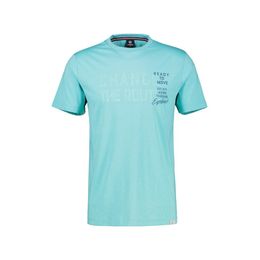 Lerros T-Shirt mit Brustprint ' ' Herren Größe 4XL blau