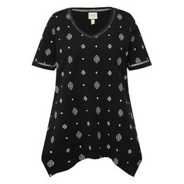 Ulla Popken Shirt female Black size 50-52