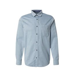 Tom Tailor Hemd Herren Größe L blau / rauchblau / schwarz