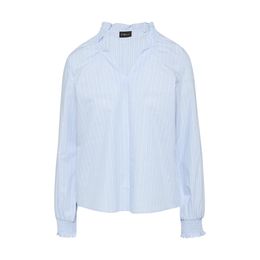 s.Oliver Bluse Damen Gr&ouml;&szlig;e XL hellblau / wei&szlig;