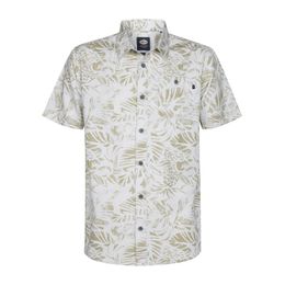 PETROL INDUSTRIES Hemd Herren Größe XL beige / weiß