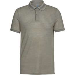 Odlo Ascent Natural Poloshirt Herren - grau - Gr. M - Polyester/Lyocell