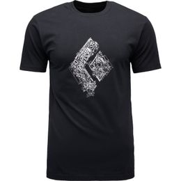 Black Diamond Engineered Diamond Klettershirt Herren - schwarz - Gr. S - Baumwolle/Elastan