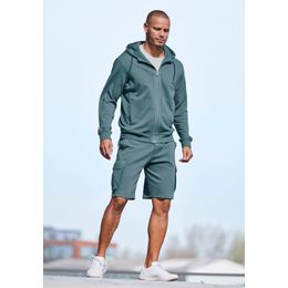 AUTHENTIC LE JOGGER Herren Kapuzensweatjacke, grün, Größe M (48/50)