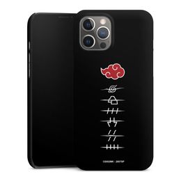 DeinDesign iPhone 12 Pro Max Handy Premium Case Smartphone Handyh&uuml;lle Schutzh&uuml;lle matt Official Licensed Product Naruto Shippuden Akatsuki Premium Case