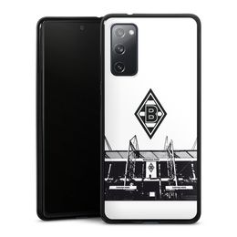 DeinDesign Galaxy S20 FE 5G Handy Silikon H&uuml;lle Case schwarz Handyh&uuml;lle Borussia M&ouml;nchengladbach Die Fohlen Stadium