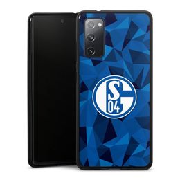 DeinDesign Galaxy S20 FE Handy Silikon H&uuml;lle Case schwarz Handyh&uuml;lle Fc Schalke 04 Muster Camouflage