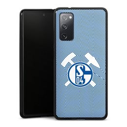 DeinDesign Galaxy S20 FE 5G Handy Silikon H&uuml;lle Case schwarz Handyh&uuml;lle Fc Schalke 04 Bundesliga Stripes