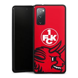 DeinDesign Galaxy S20 FE 5G Handy Silikon H&uuml;lle Case schwarz Handyh&uuml;lle 1. Fck Devil 1. Fc Kaiserslautern