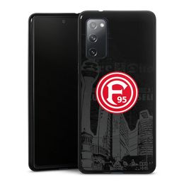 DeinDesign Galaxy S20 FE Handy Silikon H&uuml;lle Case schwarz Handyh&uuml;lle Logo Official Licensed Product Fortuna D&uuml;sseldorf