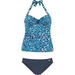 Lascana Damen Tankini, t&uuml;rkis-bedruckt, Gr&ouml;&szlig;e 40C