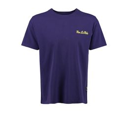 Key Largo T-Shirt ' VIVE LA VIDA ' Herren Gr&ouml;&szlig;e L gelb / dunkellila