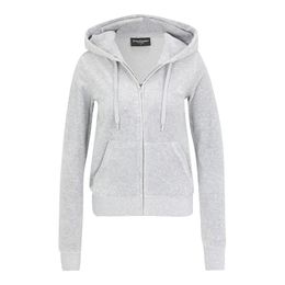 Juicy Couture Tall Zip-Up Hoodie 'ROBERTSON' female Grey size M