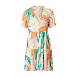 Only Kleid 'ONLNOVA THEA' Damen Gr&ouml;&szlig;e 34 hellgelb / smaragd / mandarine / rosa Winterkleid