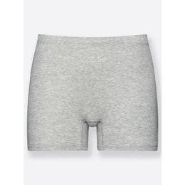 w&auml;schepur w&auml;schepur Damen Panty in klimaregulierender Qualit&auml;t, 2x grau-meliert + 2x marine, Gr&ouml;&szlig;e 46
