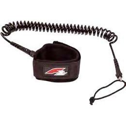 SUP-Leash F2 "F2 Leash for SUP -SailSurF 2020", schwarz, Leinen, L: 3,05m, Kunststoff, L:3,05m Ø:0,8cm