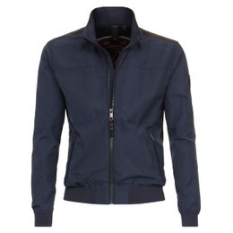 Langjacke Casamoda "Casamoda Jacke uni", Herren, Gr. L, blau (dunkelblau), 100% Polyester, Jacken