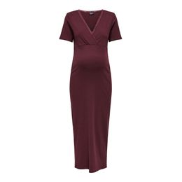 Only Maternity Umstand Kleid 'MIPASS' Damen Gr&ouml;&szlig;e 44 bordeaux Winterkleid