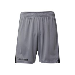 Hummel Sportshorts Herren Gr&ouml;&szlig;e L dunkelgrau / schwarz