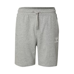 Hummel Workout Pants 'ICONS' male size S mottled grey / White
