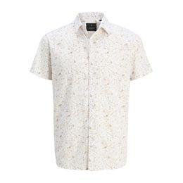 Jack & Jones JACK & JONES Button Up Shirt 'JPRBLAsummer' male size M Sand / White