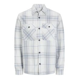 Jack & Jones Jack & Jones Hemd 'JPRCCRAYMOND SPRING' Herren Gr&ouml;&szlig;e XL taubenblau / hellgrau / wei&szlig;