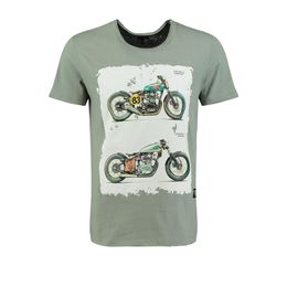Key Largo T-Shirt 'BRAKE' Herren Gr&ouml;&szlig;e XXL gr&uuml;n / mischfarben
