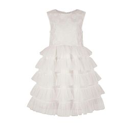 happy girls Kleid M&auml;dchen Gr&ouml;&szlig;e 134 offwhite