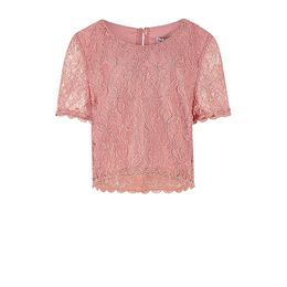 happy girls Shirt M&auml;dchen Gr&ouml;&szlig;e 128 pink