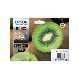 5er Original Multipack Set f&uuml;r Epson C13T02E74010 / 202 Expression Premium XP-6100 Druckerpatronen