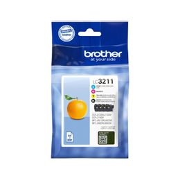 4er Original Multipack Set f&uuml;r Brother LC-3211VALDR DCP-J 772 DNW Druckerpatronen