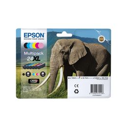 6er Original Multipack Set f&uuml;r Epson C13T24384011 / 24XL Expression Photo XP-950 Druckerpatronen
