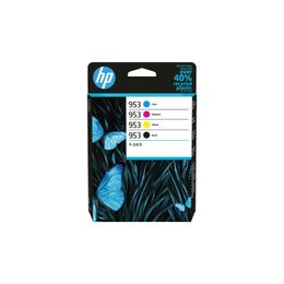 4er Original Multipack Set f&uuml;r HP 6ZC69AE / 953 OfficeJet Pro 8740 Druckerpatronen