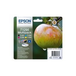 4er Original Multipack Set f&uuml;r Epson C13T12954012 / T1295 Stylus SX 420 Series Druckerpatronen