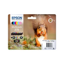 6er Original Multipack Set f&uuml;r Epson C13T37884010 / 378 Expression Photo XP-8700 Druckerpatronen