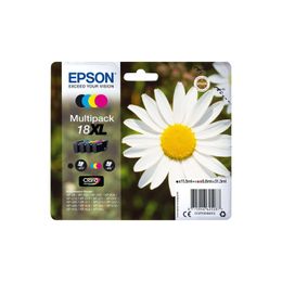 4er Original Multipack Set f&uuml;r Epson C13T18164012 / 18XL Expression Home XP-205 Druckerpatronen