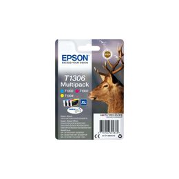 3er Original Multipack Set f&uuml;r Epson C13T13064012 / T1306 Stylus SX 525 WD Druckerpatronen