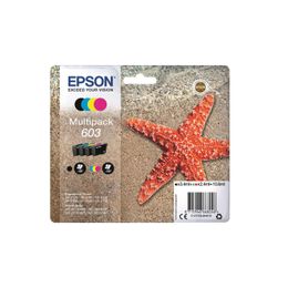 4er Original Multipack Set f&uuml;r Epson C13T03U64010 / 603 Expression Home XP-3150 Druckerpatronen