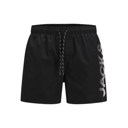 Jack & Jones JACK & JONES Badeshorts 'JPSTMaui' Herren Größe XXL greige / schwarz