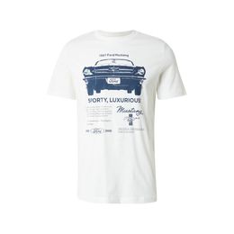 s.Oliver T-Shirt Herren Größe XL marine / weiß
