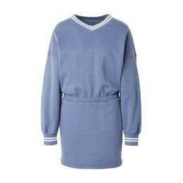 Abercrombie & Fitch Abercrombie & Fitch Kleid Damen Größe 40 taubenblau / weiß Winterkleid