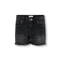 ONLY GIRLS Shorts 'KOGRobyn' Mädchen Größe 134 schwarzmeliert