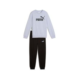 Trainingsanzug Puma "ESS NO.1 LOGO CREW SWEAT SUIT TR B", Kinder, Gr. 128, cool weather, Sweatware, Obermaterial: 68% Baumwolle, 32% Polyester, bedruckt, sportlich, regular fit, Sportanzüge