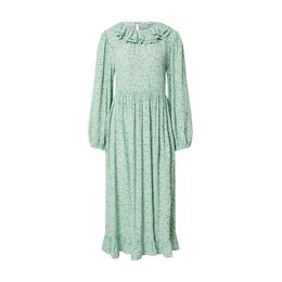 EDITED Kleid 'Diego' Damen Gr&ouml;&szlig;e 36 jade / kiwi / schwarz / wei&szlig; Winterkleid