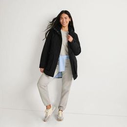 LANDS' END Wasserdichter Parka SQUALL, Damen,  Schwarz, Nylon, by Lands' End