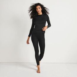 LANDS' END Seidenunterhose, Damen,  Schwarz, Seide, by Lands' End